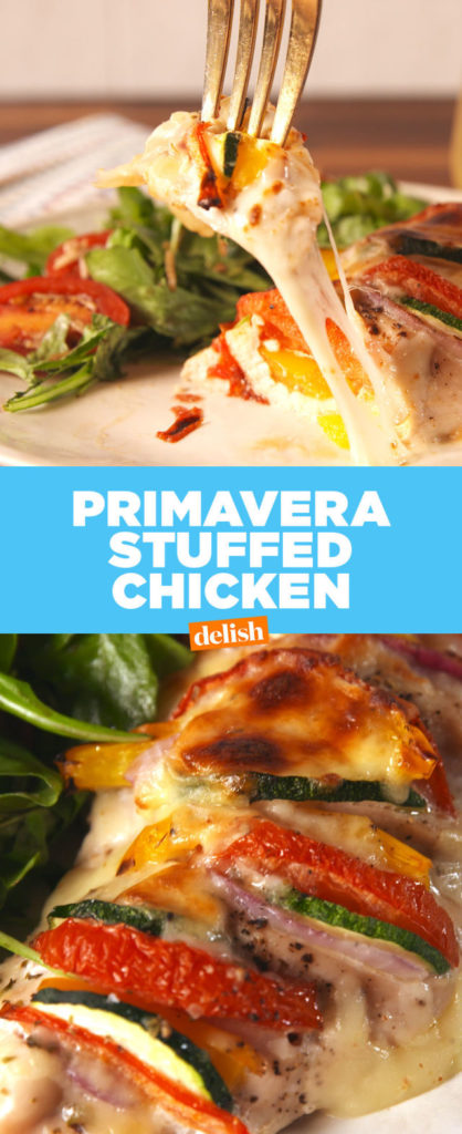 Primavera Stuffed Chicken – The BizNinja Wife